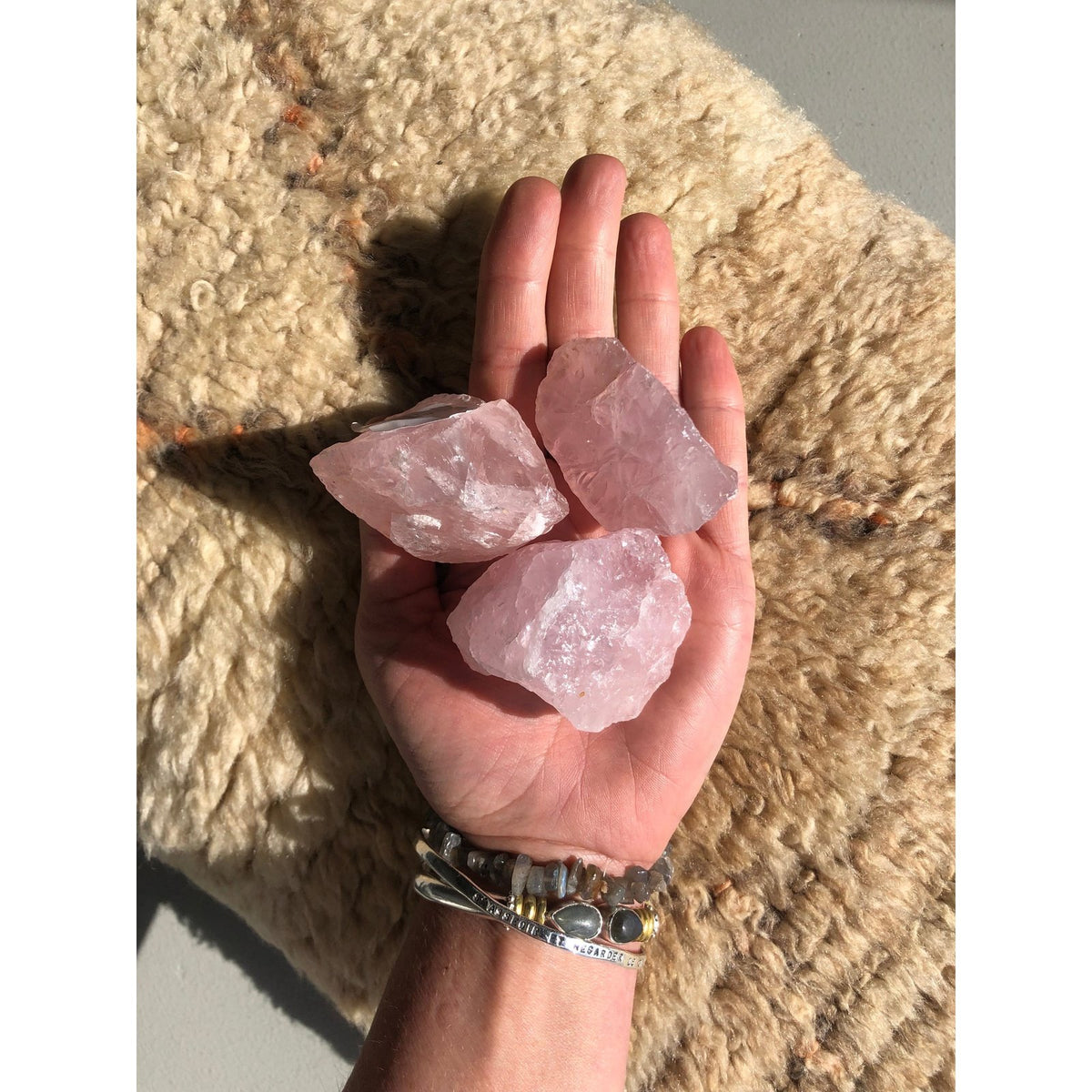 Rose Quartz Raw Chunk – Soul Quartz